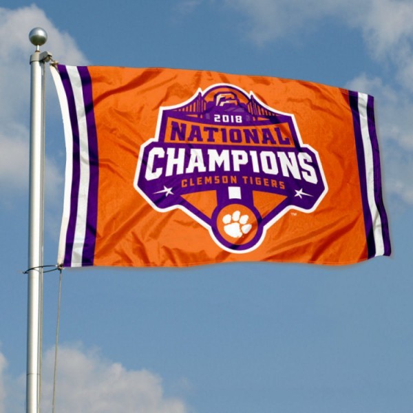 Quality 3x5National Champions Official Logo Flag for sale