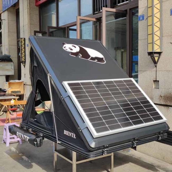 Quality Automatic Opening Hard Shell Rooftop Tent Customized Triangle Rooftop Tent for sale