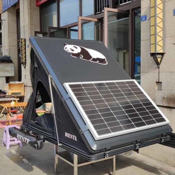 Quality Automatic Opening Triangle Hard Shell Rooftop Tent With Custom Color for sale