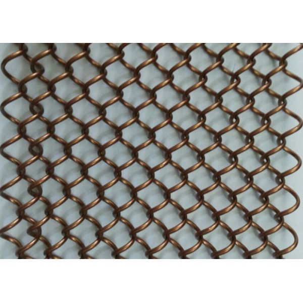 Quality Chain Link Decorative Wire Mesh 0.5-2mm Wire 40-85% Open Area for sale
