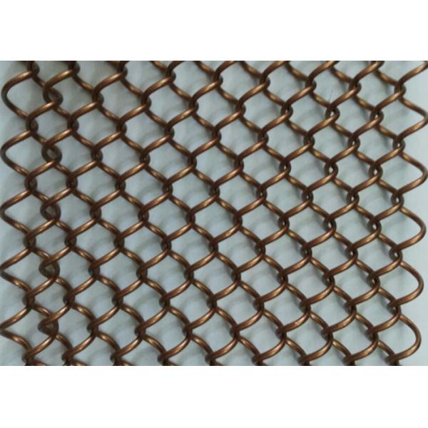 Quality Chain Link Decorative Wire Mesh 0.5-2mm Wire 40-85% Open Area for sale