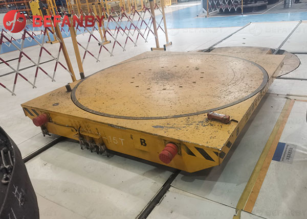 Quality Customized Railway Electrical Mold Factory Turntable Transfer Cart for sale