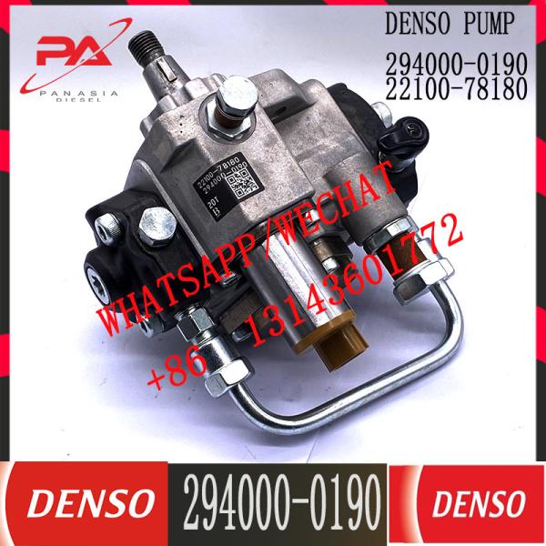 Quality Auto PartsCommon Rail Diesel Fuel Injector Pump 294000-0190 22100-78180 for sale