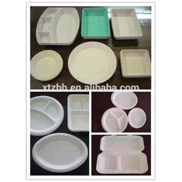 Quality Biodegradable Disposable Container Making Machine , Paper Plate Forming Machine for sale