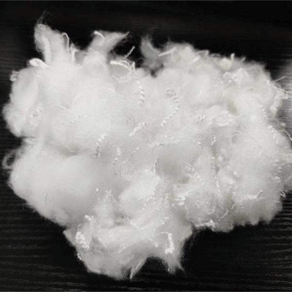 Quality Short High Elasticity Flame Resistant Recycled Polyester Fiber for Industrial for sale