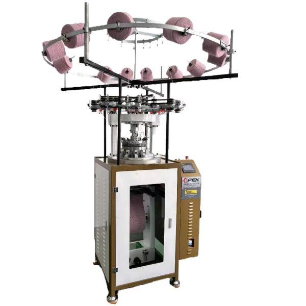 Quality 2024 Pattern Weaving Works for Automatic Circular Rib Hats Knitting Machine for sale