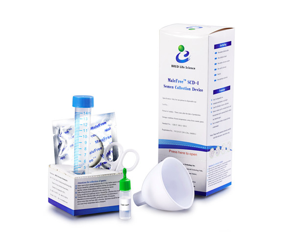 Quality Non Spermicidal Semen Collection Device With Semen Collection Condom / Tube for sale