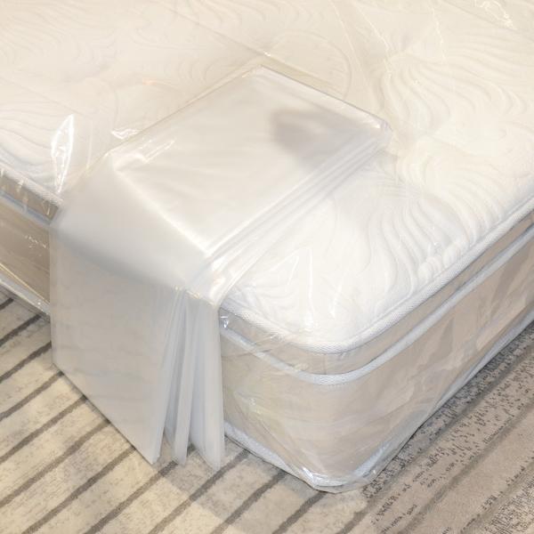 Quality 5 Mil Plastic Mattress Storage Bag Polyethylene Transparent Protector For Moving for sale