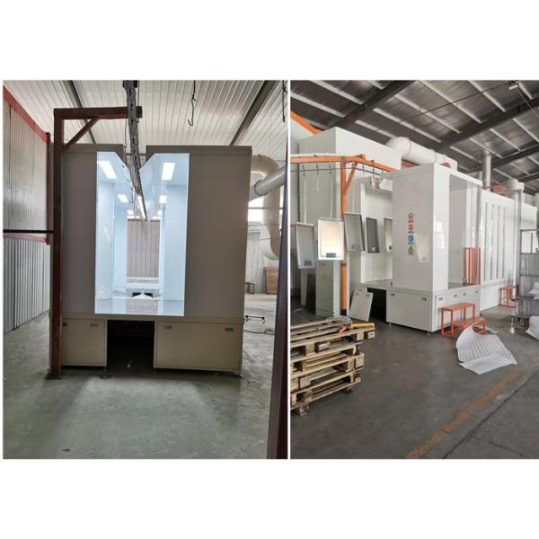 Quality Quick Color Change Electrostatic Powder Coating Spray Booth Length 2600mm for sale