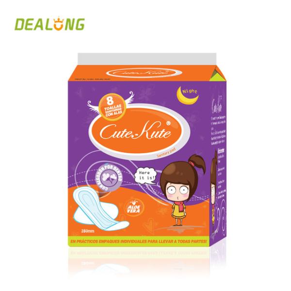 Quality 290mm Lady Soft Sanitary Pad for sale
