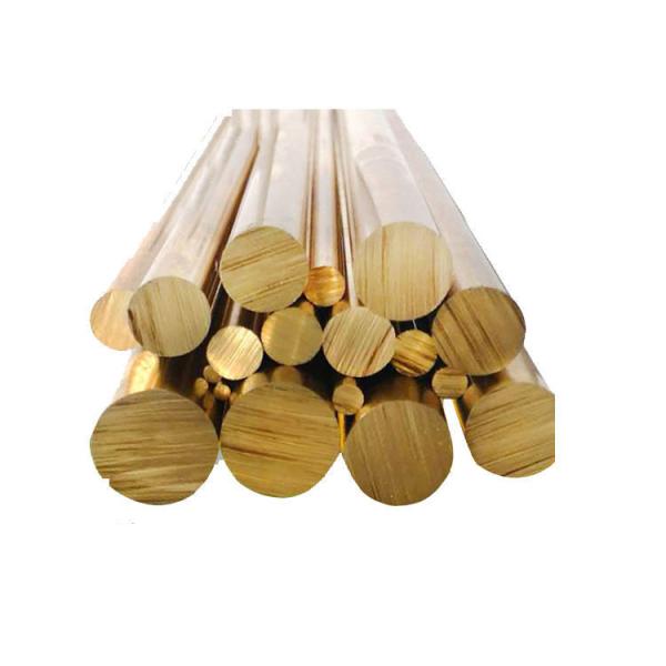 Quality Length 1-6m or as Requirement Bending Service for Raw Materials 2m C1100 Copper Round Rod Flat Round Solid Brass Bars for sale