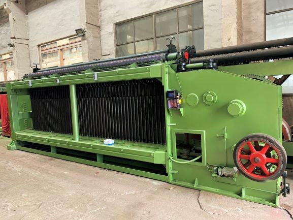 Quality 100x120mm Three Twist 3.0mm Gabion Mesh Machine 225m/h High Efficiency for sale
