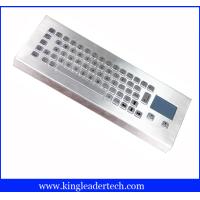 Quality IP65 Rugged Mini Industrial Desktop Keyboard Metal With Touchpad for sale