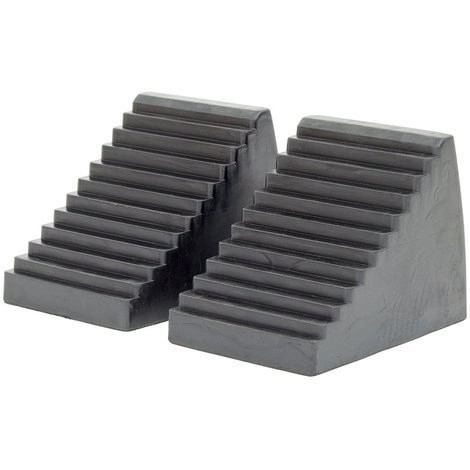 Quality Folding Powder Coating Heavy Duty Rubber Wheel Chocks for sale