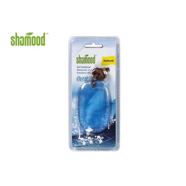 Quality Transparent Design Natural Car Air Freshener 17g Polymer For Rear View Mirror for sale