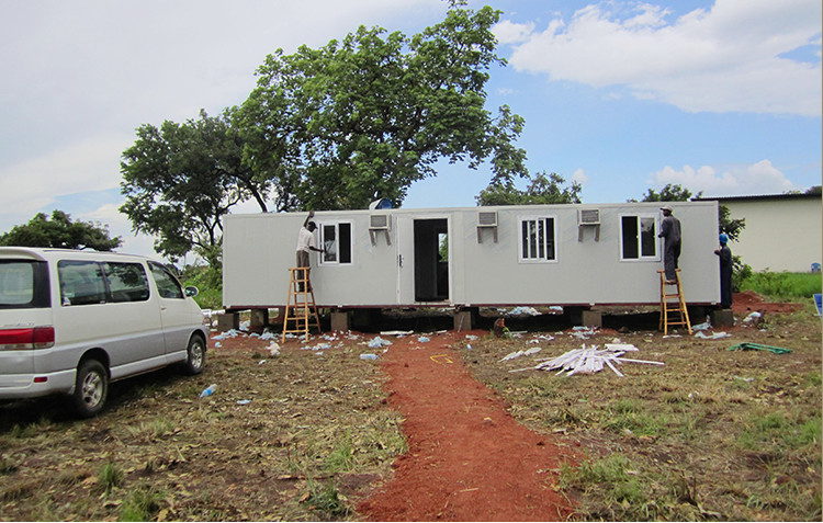 Quality Mobile Portable Emergency Shelter , Foldable Prefabricated Homes for sale