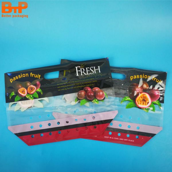 Quality Promotion Custom Transparent OPP/CPP Cherry Tomato Grape Fruit Vegetable Plastic for sale