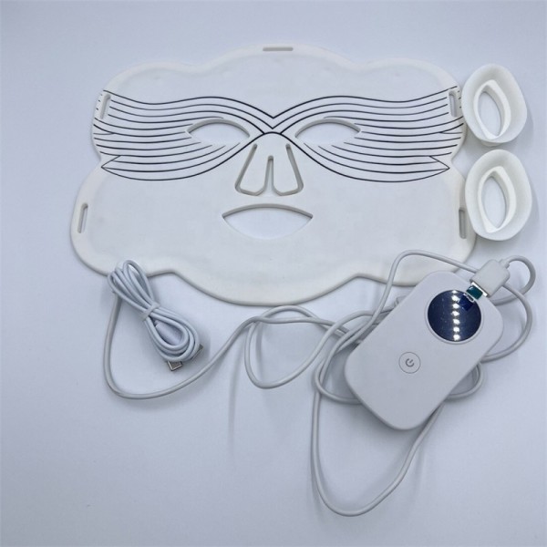 Quality Target Area Nose Customized Shapes Silicone LED Face Mask for Whitening and More for sale