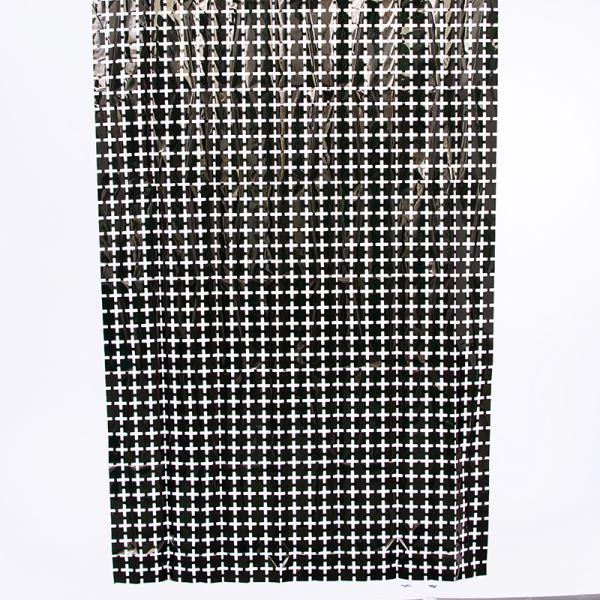 Quality Assorted Modern Square Foil Curtain Panels Set Ideal Party Dressing Background for sale