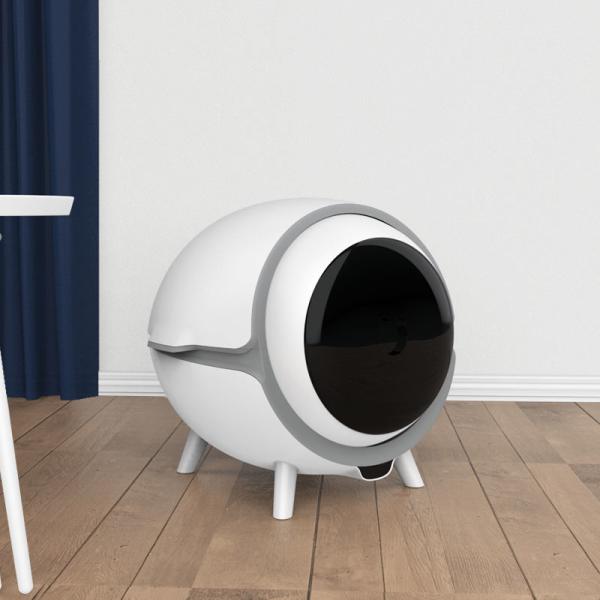 Quality WiFi Auto Cat Litter Box Large Portable Hands Free Automatic Shoveling for sale