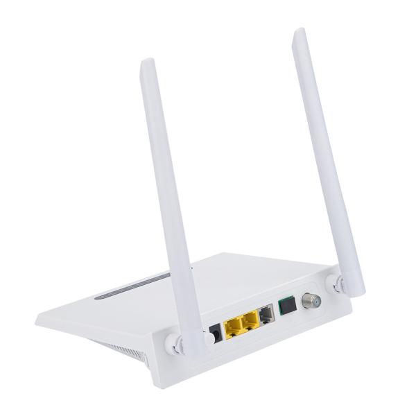 Quality 1GE 1FE XPON ONU WIFI CATV POTs Plastic Casing ONU FTTH FTTO Solution for sale