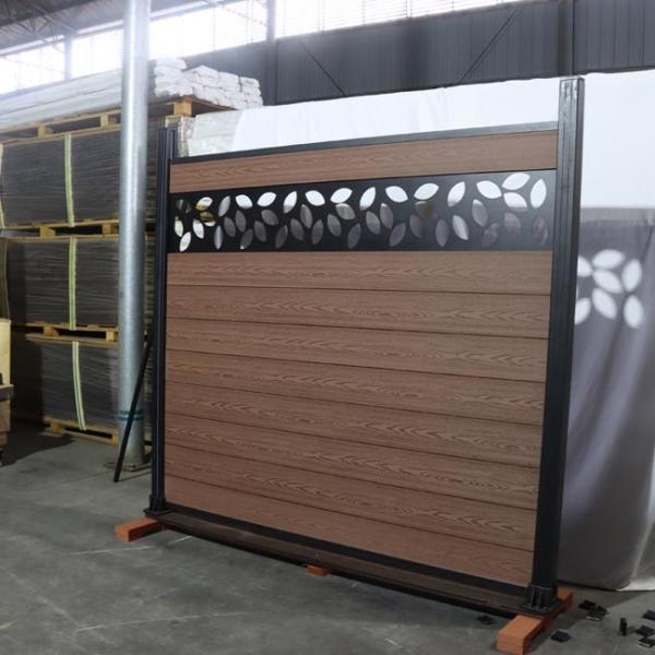 Quality Waterproof Wpc Mateiral Fence Panels For Outdoor Rotproof for sale