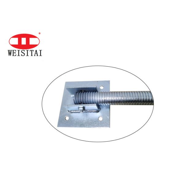 Quality Galvanized Universal JacksThrew Scaffolding Jack Base for sale