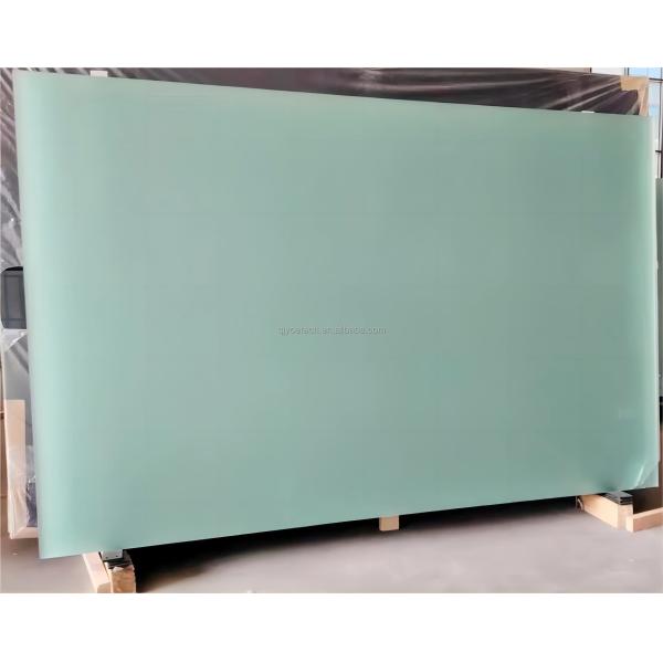 Quality Stylish and Durable Milky White PVB Laminated Safety Glass for Building Construction for sale