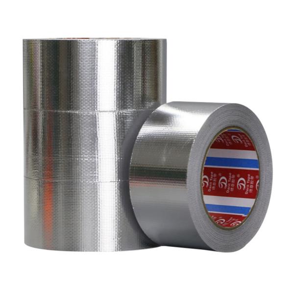 Quality Fiberglass Silver Aluminum Foil Tape Waterproof for sale