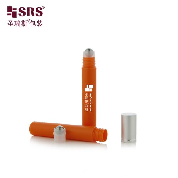 Quality 8ml Round Shape PP Injection Color Empty Cosmetic Packaging Hair Serum Roller for sale