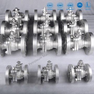 Quality Casting Floating Ball Valve Metal / Soft Seated Design According To API6D for sale