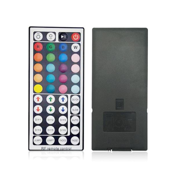 Quality 44 Key Rf Rgb Controller 12v-24v 12a Adjustable Brightness Aluminum Case Dimmer for sale