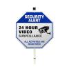 Quality Customized Waterproof Warning Signs For Property Aluminum Yard Sign Stakes for sale