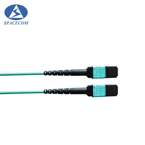 Quality MPT/MPO Fiber Optics Cables 5M OM3 Multi Mode Ultra Low Insertion Loss for sale