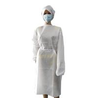 Quality 120x140cm SMS Disposable Protective Isolation Gown for sale