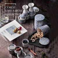 Quality BSCI Home Decor Handpaint 0.5-1L Porcelain Storage Jar Canisters for sale