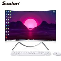 Quality APL N3350 All In One Curved Computer HDD500GB Touchscreen Desktop Computer for sale
