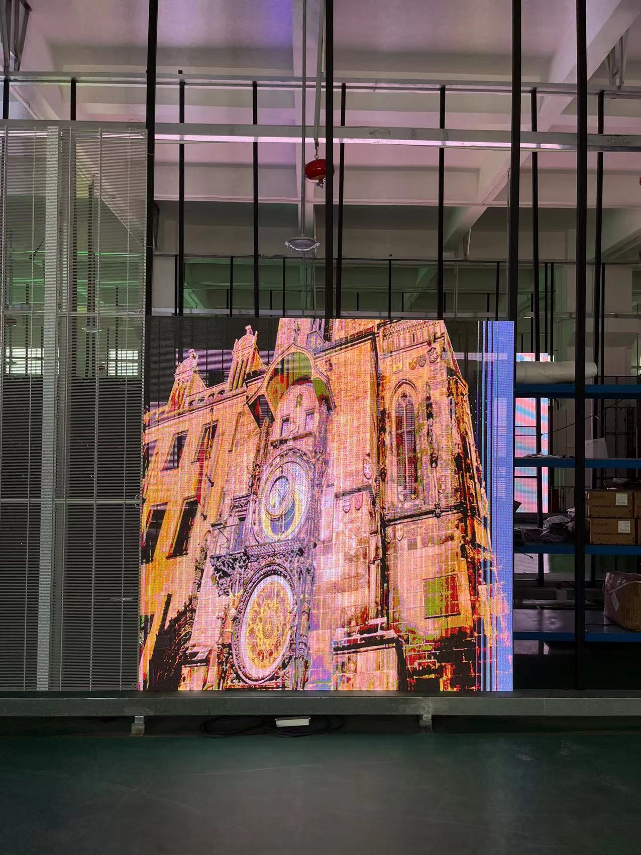 Customizable Dimensions Transparent LED Display for Outdoor Advertising Solutions