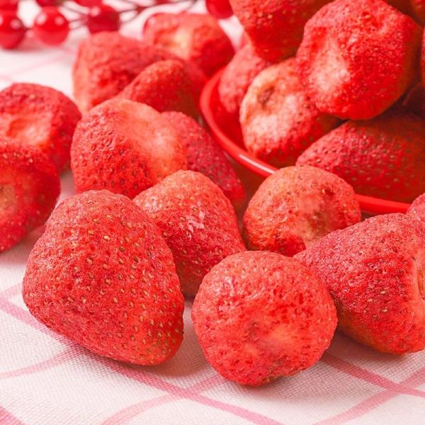 Quality Fresh Ingredients Crispy And Delicious Freeze-Dried Strawberries for sale