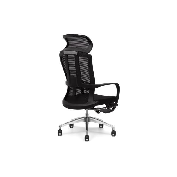 Quality 0.1m3 CBM Black Mesh Office Chair , High Back Big And Tall Chairs 500lbs for sale