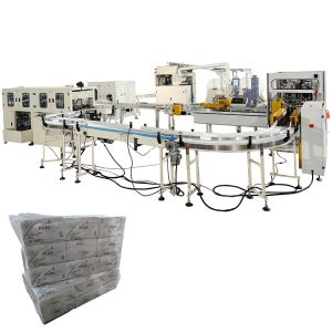Quality Bundle Packing Soft Bag Drawing Facial Tissue Paper Making Machine Production for sale