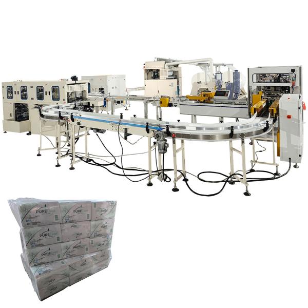Quality Bundle Packing Soft Bag Drawing Facial Tissue Paper Making Machine Production Line for sale