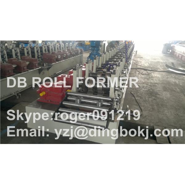 Quality Solar Photovoltaic Purlin Roll Forming Machine With Punching Device for sale