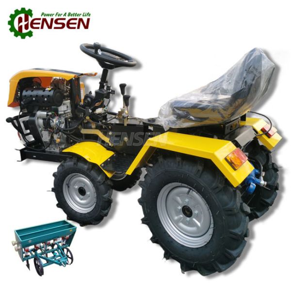 Quality 4WD Diesel 4x4 Mini Tractor With Wheat Seeder Small 4x4 Tractor for sale