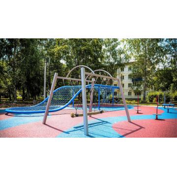 Quality 150mmx4 Meters Playground Rope Bridge With Combination Hanging Rope for sale