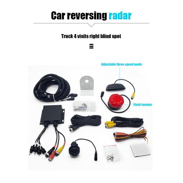 Quality Weatherproof LED Parking Sensors System Sound Warning Display Close To Obstacles for sale