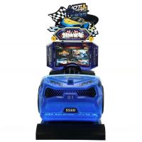 Quality Dreamland 26 INCH LCD Coin Operated Super Crazy Dynamic Children Outrun Car for sale