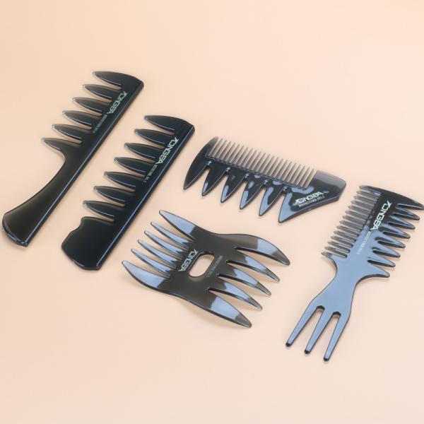 Quality Professional Barber Combs Multi Shape Oil Hair Comb Salon Styling Tools for sale