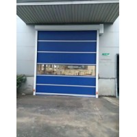 Quality PVC Fabric Industrial Fast Door 0.75W Automatic Roll Up Doors for sale