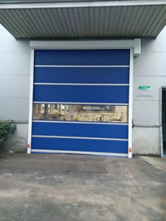 Quality PVC Fabric Industrial Fast Door 0.75W Automatic Roll Up Doors for sale